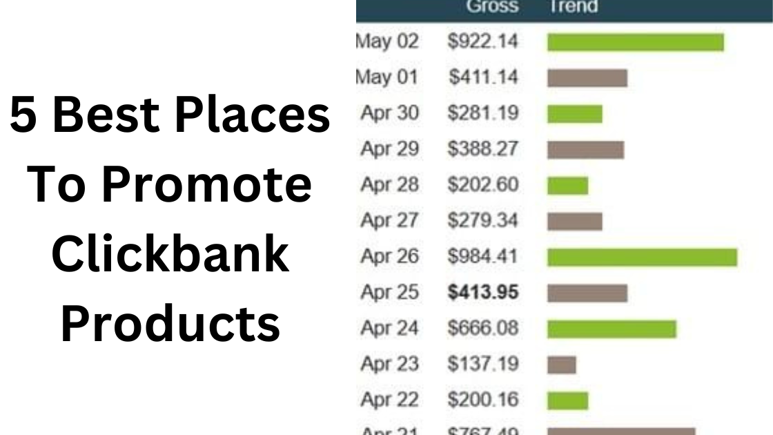 5 Best Places To Promote Clickbank Products - sekihudson.com